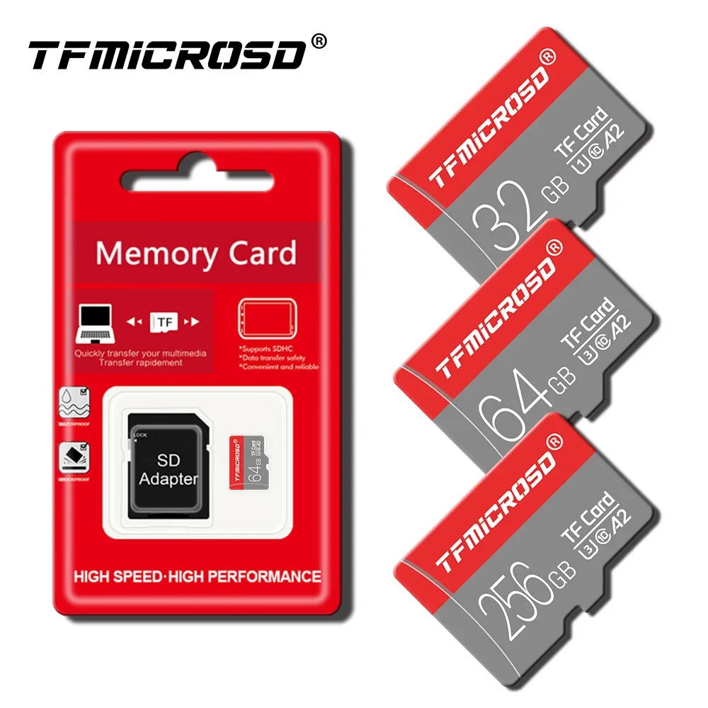 TFMICROSD-32GB-U1-C10-Memory-Card-64GB-UHS-3-A2-mini-SD-card-high-speed ...