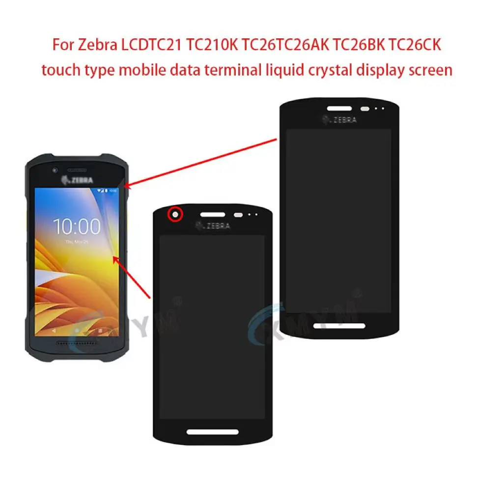 For Zebra LCD TC21 TC210K TC26 TC26AK TC26BK TC26CK touch type mobile ...