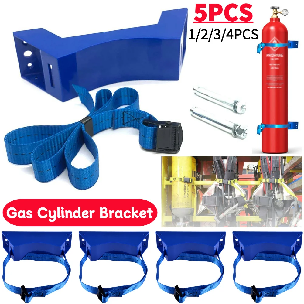 Gas Cylinder Bracket Gas Tank Bottle Rack Holder Wall Mounts ABS Screws ...
