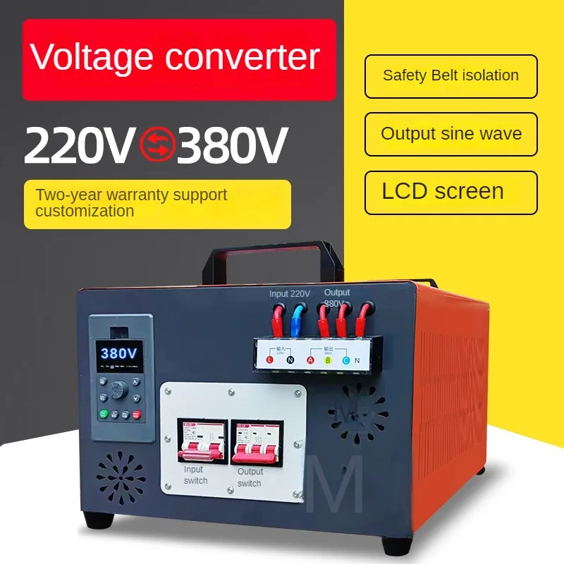 Single-phase-to-three-phase-220v-to-380v-boost-transformer-2-2KW-7-5KW ...