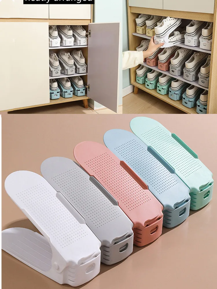 Meuble à chaussures,Organisateur de chaussures réglable Durable,16 ...