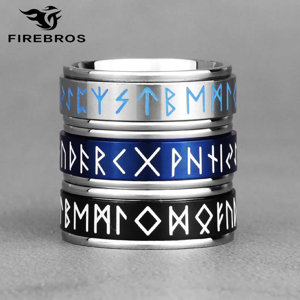 FIREBROS-2024-New-Norse-Mythology-Odin-Rune-Nordic-Viking-Ring ...