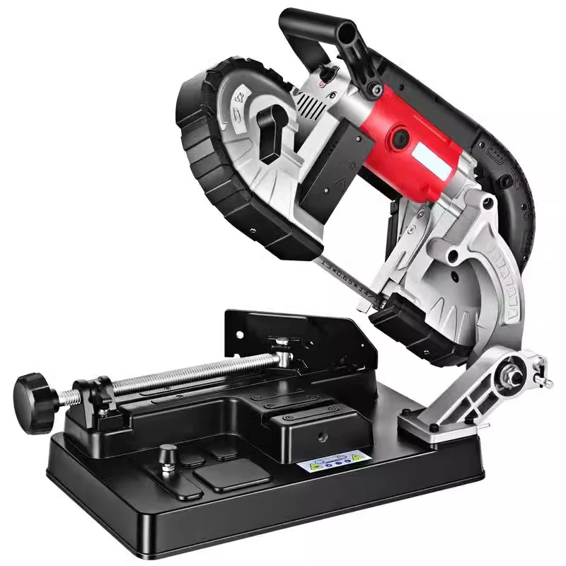 1100W-45-Degree-Horizontal-Small-Portable-Sawmill-Bandsaw-Machine ...