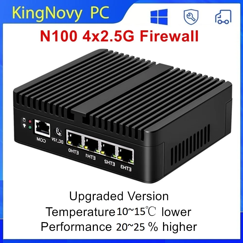 12th-Gen-Intel-N100-Mini-PC-4-LAN-i226-V-2-5G-Mini-industrial-Computer ...