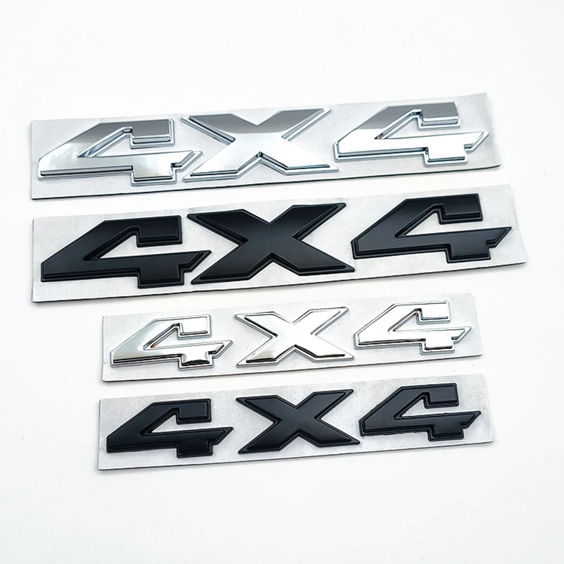 Pegatina-de-Metal-3D-con-logotipo-de-4x4-para-coche-emblema-insignia ...