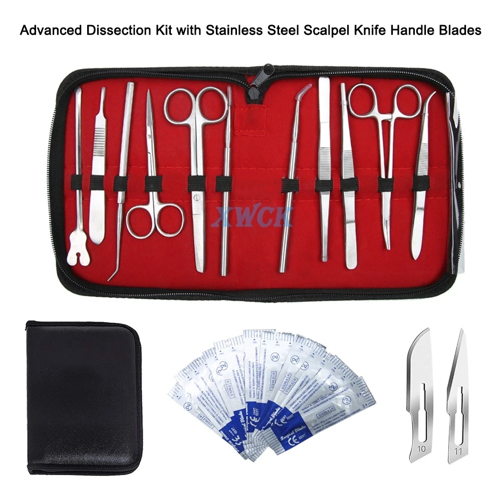 22Pcs-set-Medical-Surgical-Students-Suture-Practice-Kit-with-Surgical-Training-Kit-Dissection ...
