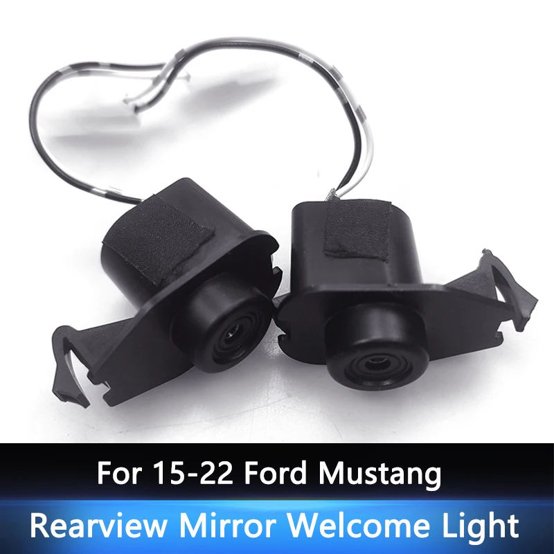 QHCP Rearview Mirror Welcome Light LED Shadow Projector Lamp Car Rear ...