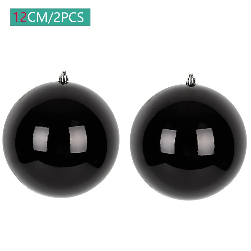 Bolas de Navidad de gran tamaño, 10/12/15cm, negro, brillante, mate ...