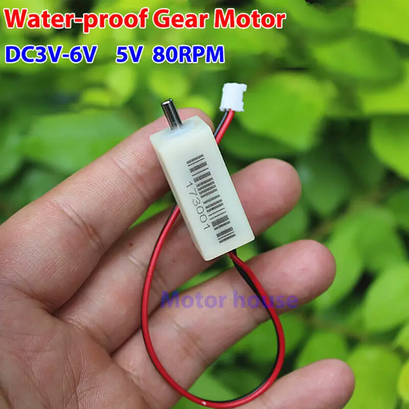 New-Waterproof-3V-6V-5V-80RPM-Mini-Micro-N20-Metal-Gear-Motor-High ...