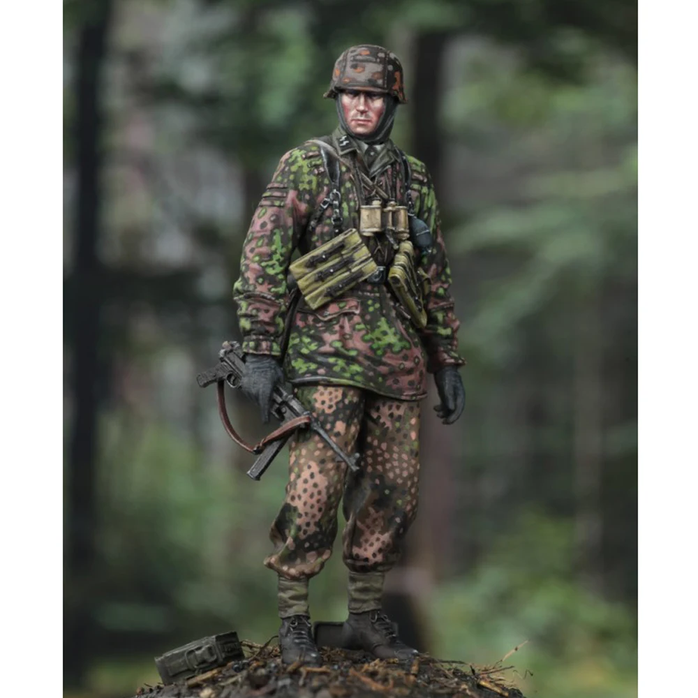 1/35 soldier-WWII, Resin Model figure soldier, GK, Military themes ...