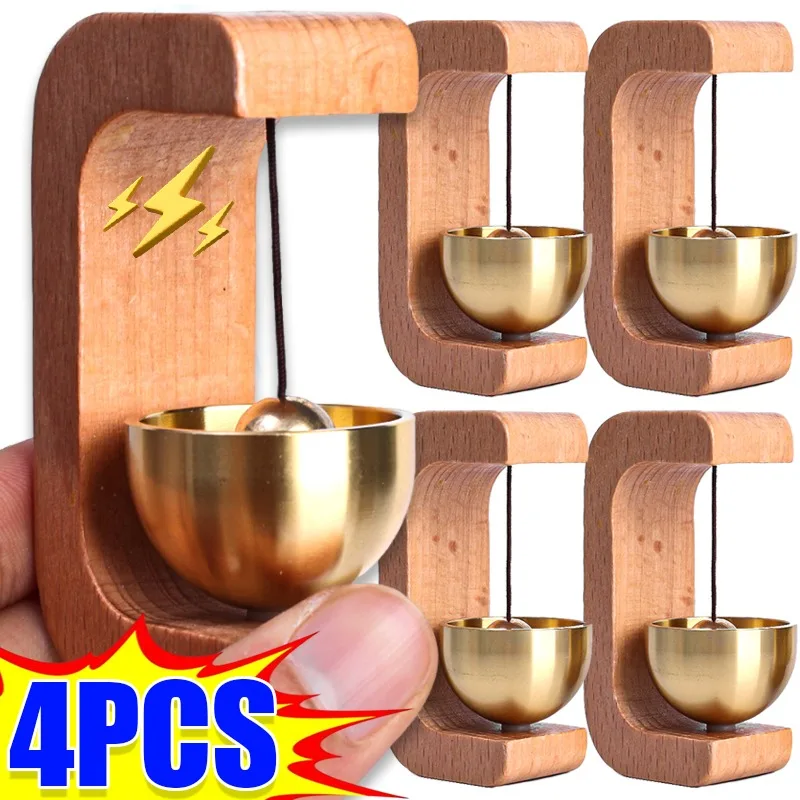 4-1PCS-Wooden-Magnetic-Doorbell-Interior-Wind-Chimes-Wall-Decoration ...