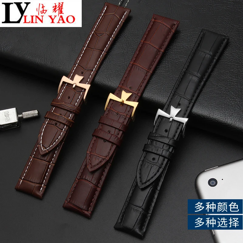 For-Vacheron-Constantin-male-watch-Cowhide-leather-strap-VC-inherit-art ...