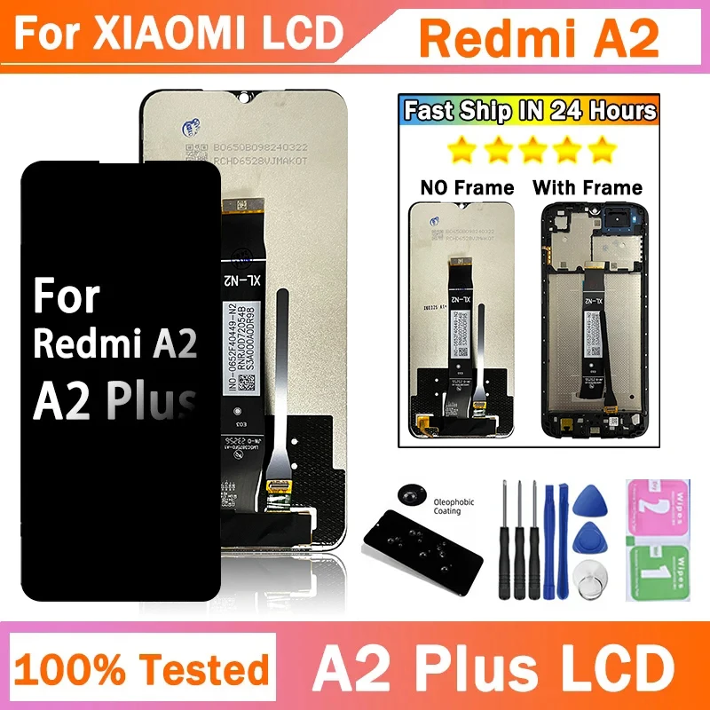 A2 בתוספת מסך תצוגה עבור xiaomi redmi a2 23028rn4dg lcd מסך מגע רישמי ...