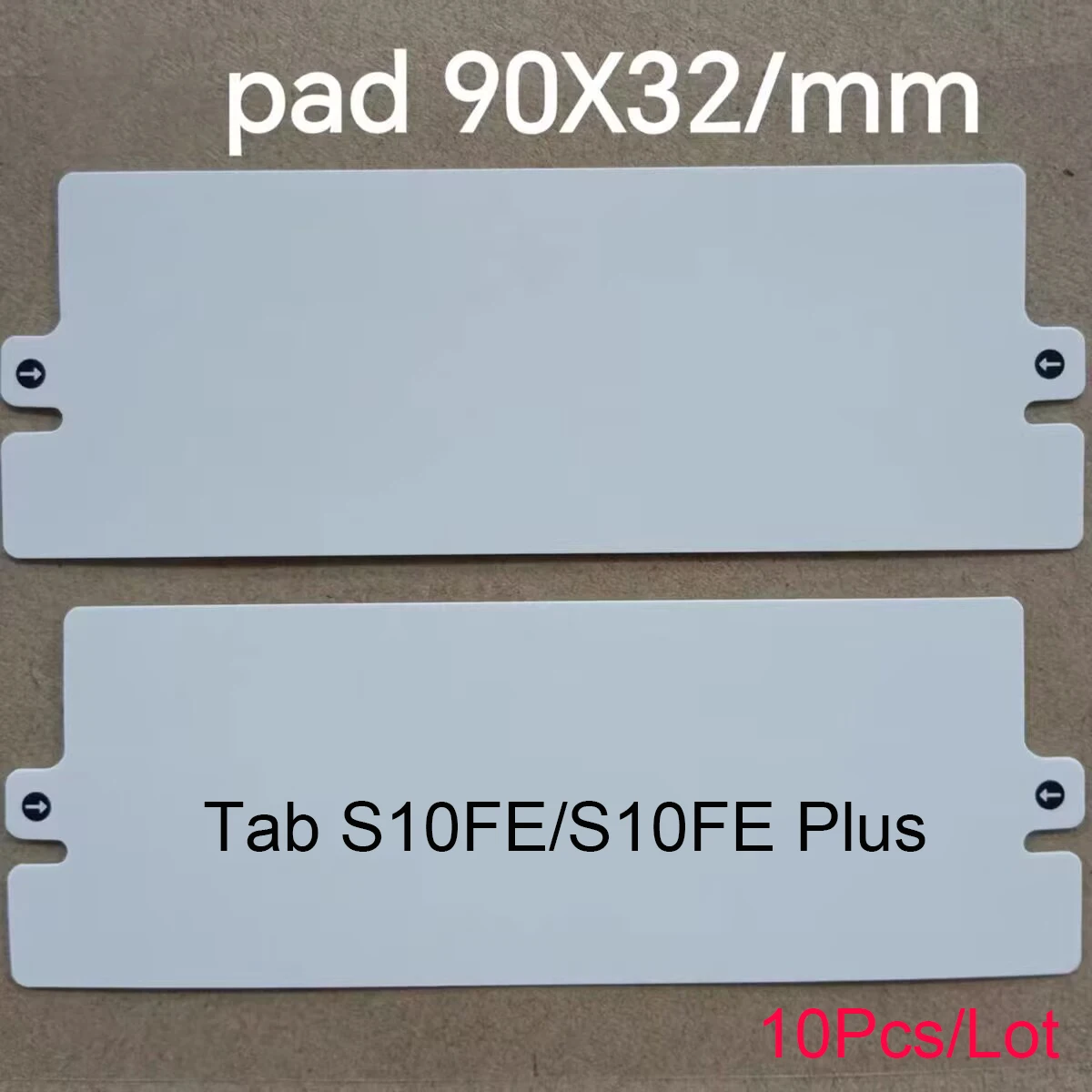 10Pcs Box Sealing Sticker Tape Label For Samsung Galaxy Tablet S10FE ...
