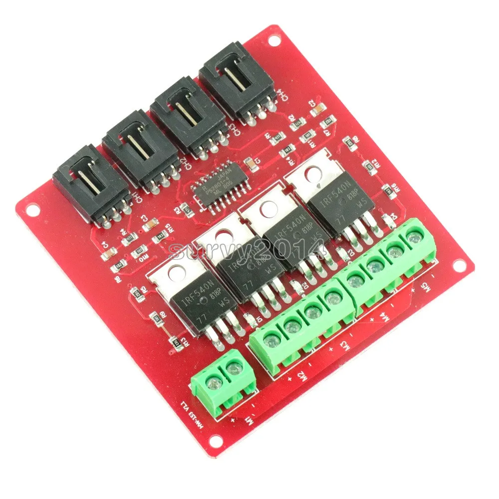Four-Channel-4-Route-MOSFET-Button-IRF540-V2-0-MOSFET-Switch-Module ...
