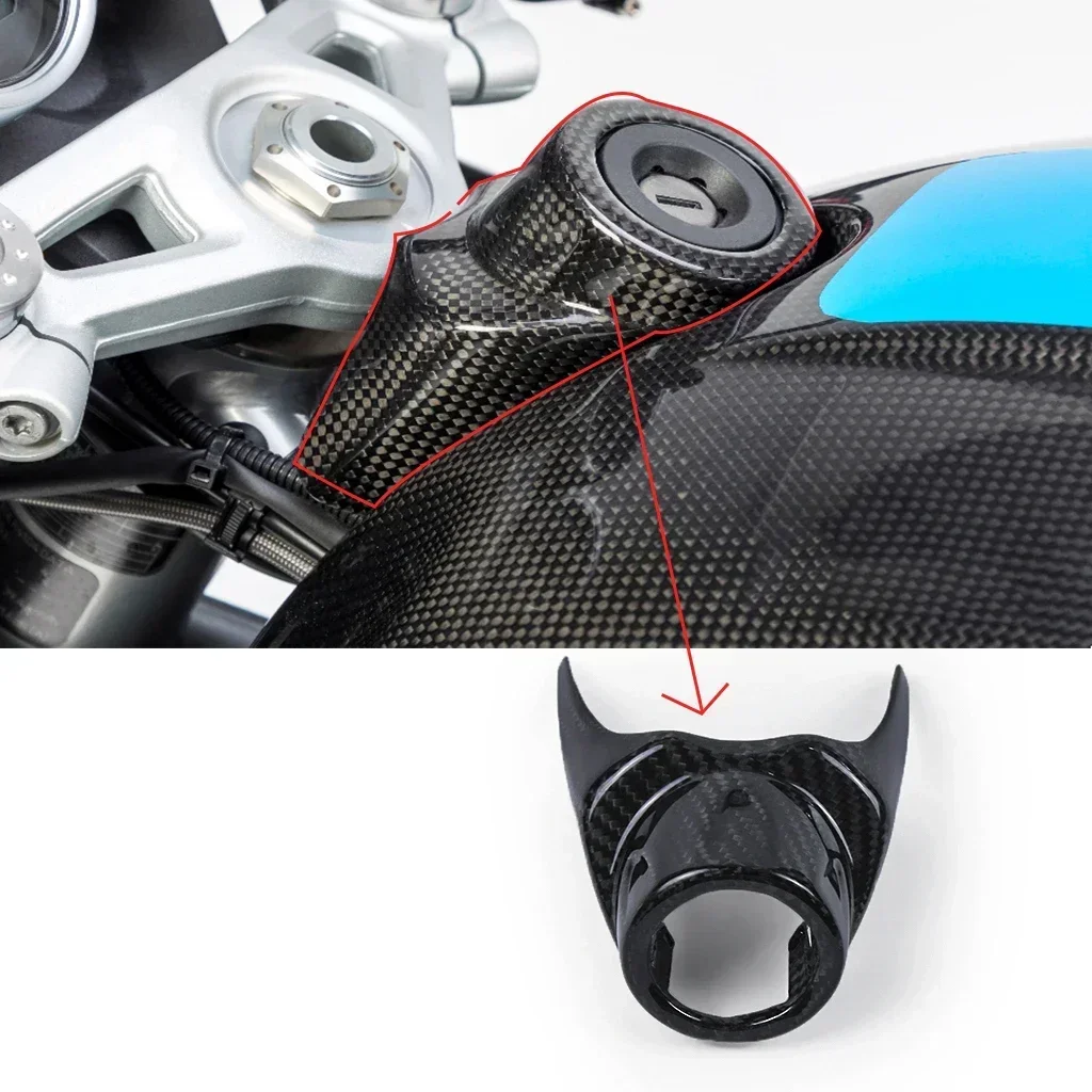 Carbon-Fiber-Motorcycle-Accessories-Ignition-Lock-Cover-For-BMW-R-NINE ...