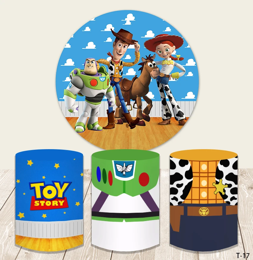 Disney-Customized-Toy-Story-Party-Round-Backdrops-Curtain-Photobooth ...