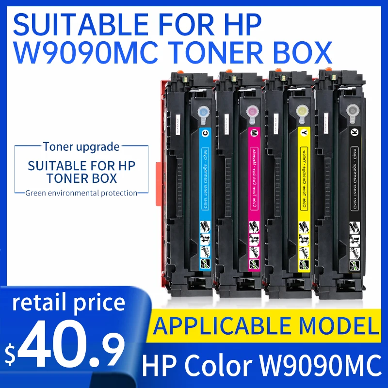 Cartucho de tóner HP color w9091mc w9092mc w9093mc para cartucho de ...
