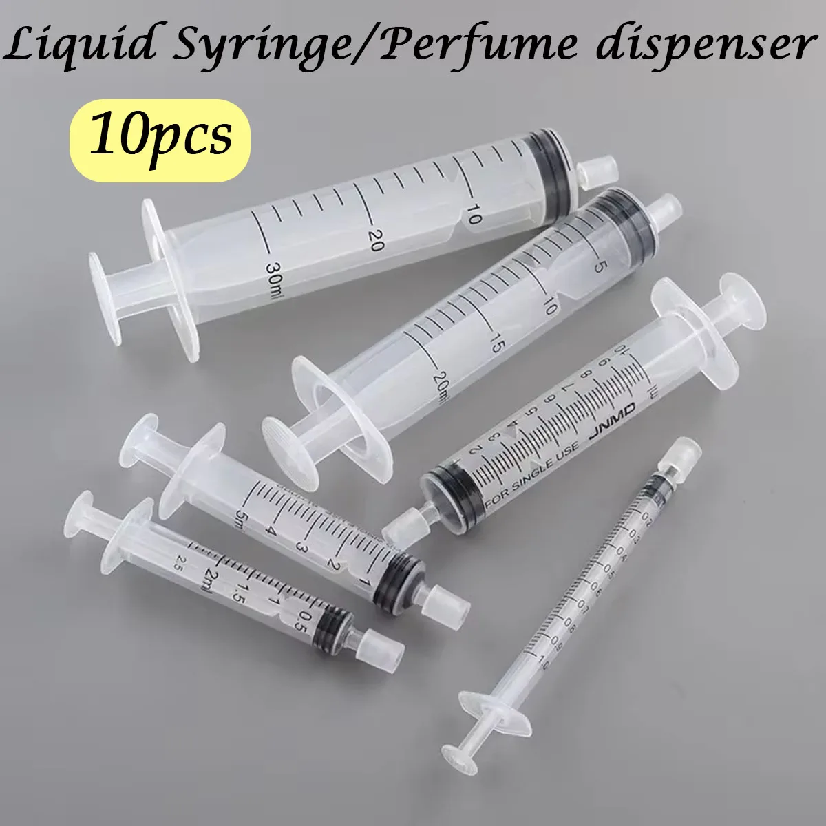 10pcs Liquid Syringe Perfume Dispenser Syring Fillable Liquid Syringe ...
