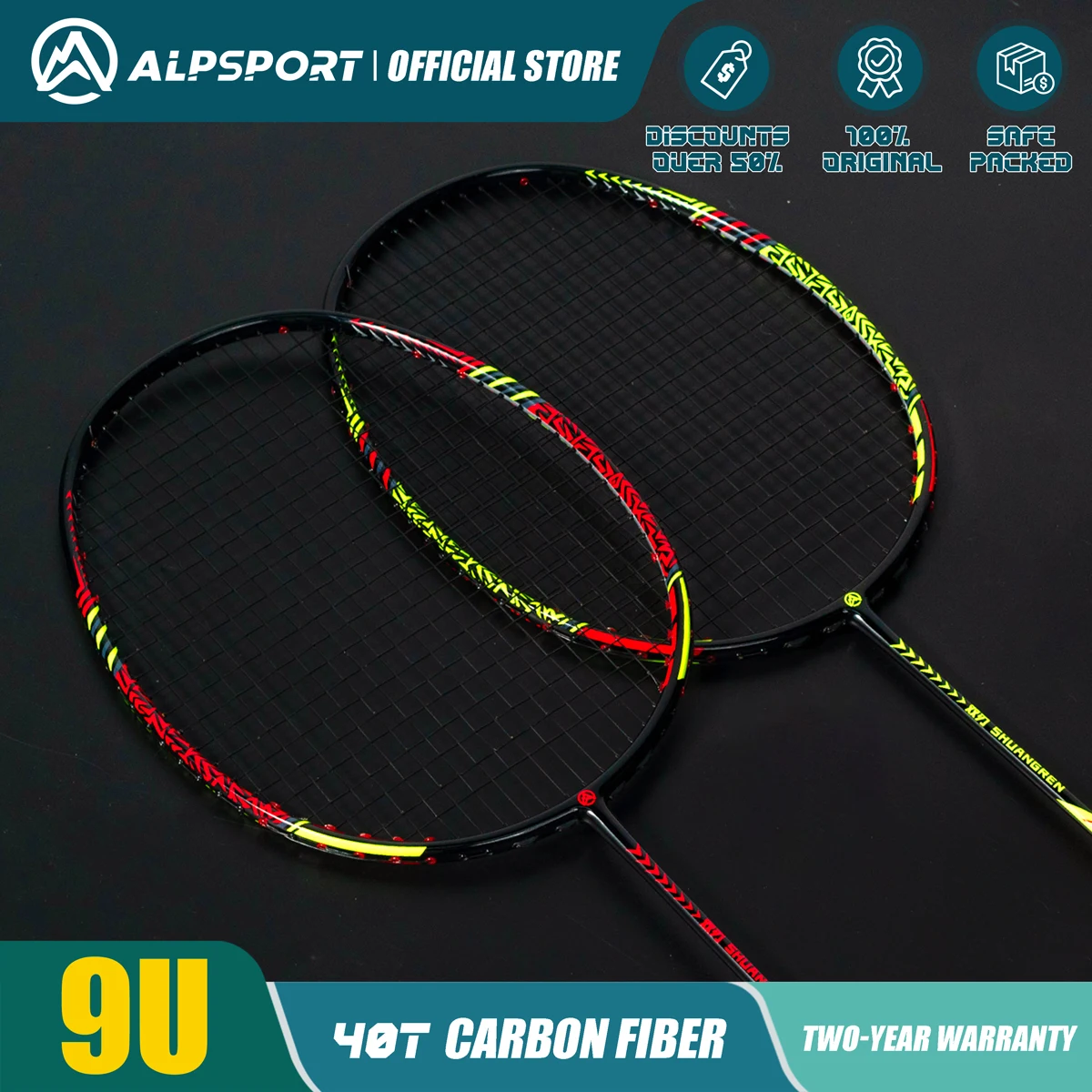 ALP-SR-9U-58g-Double-sided-color-Carbon-Fiber-Ultra-light-Offensive-and ...