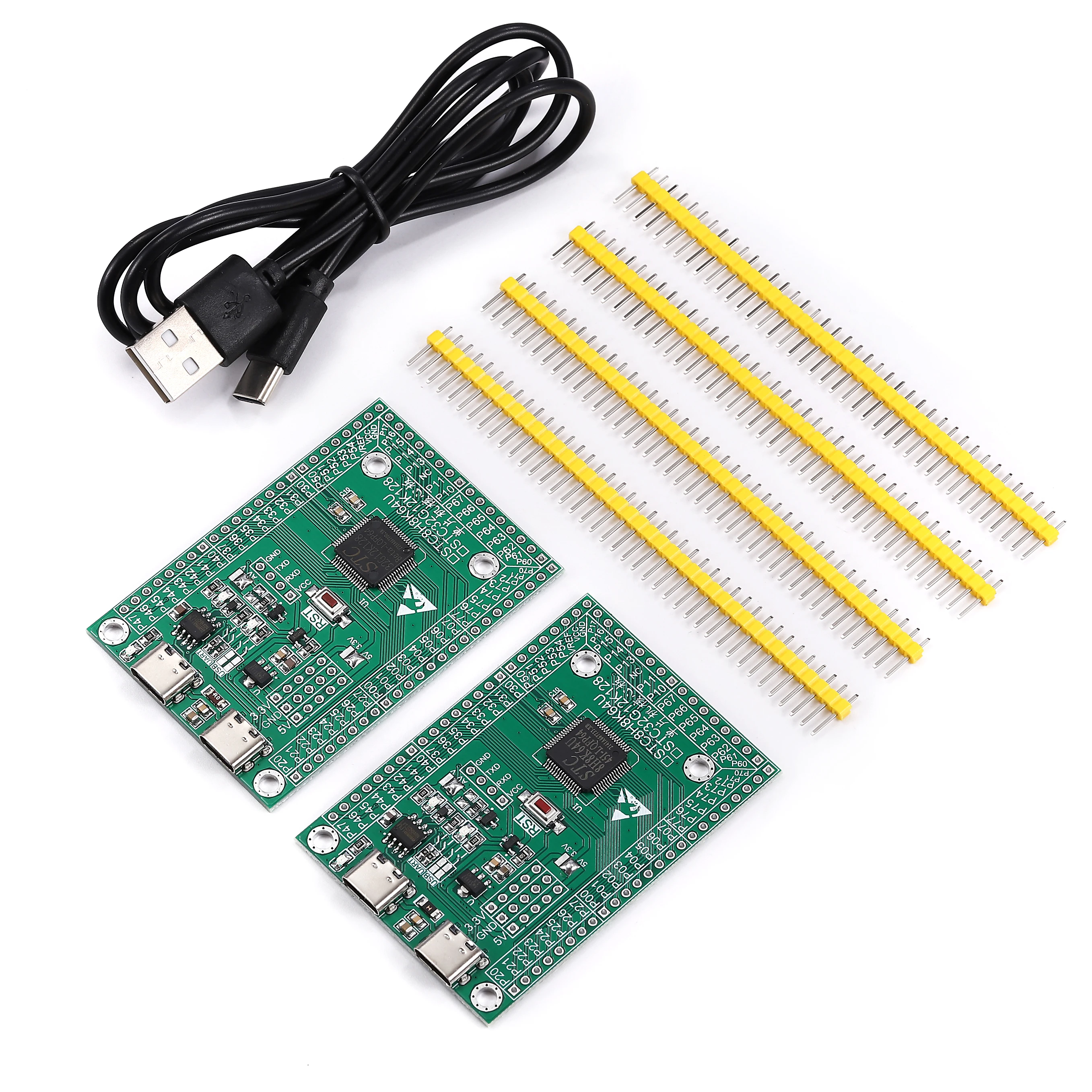 Stc32g12k128 Stc8h8k64u Mcu System Board Core Board Development Board 51 Experimental Board ...