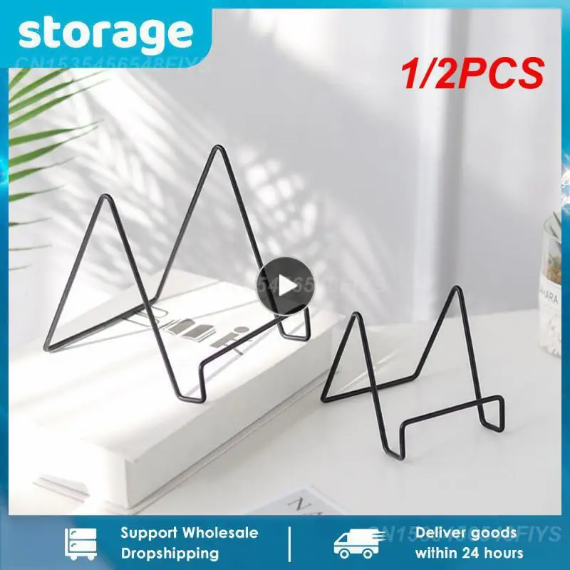 1-2PCS-Geometric-Desktop-Placement-Stand-Mobile-Phone-Book-Newspaper ...