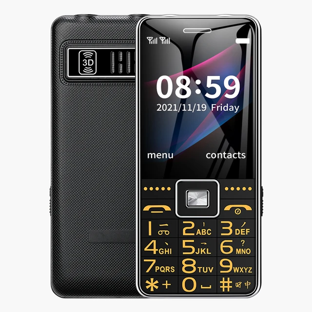 Unlock Sturdy Elderly Mobile Phone GSM 2G Dual-card Mobile Phone Big ...