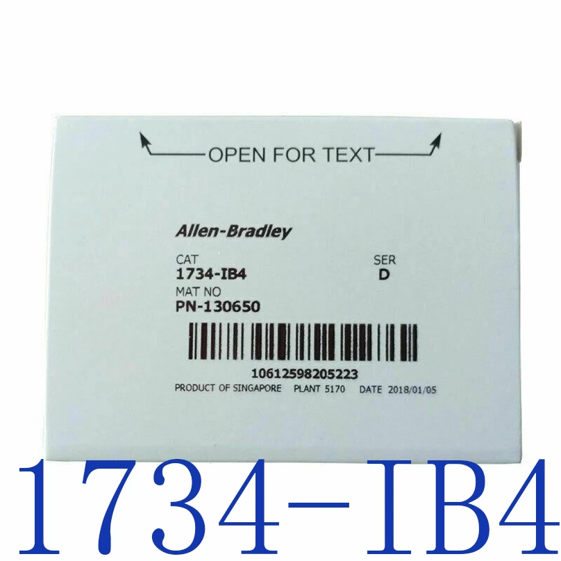 Allen Bradley 1734IB4 1734 IB4 POINT I/O 24V DC 4 Ch Sink Input Module ...