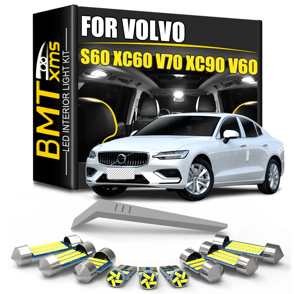 BMTxms-Canbus-LED-Interior-Kit-Light-For-Volvo-V70-V50-V60-XC60-70-90 ...