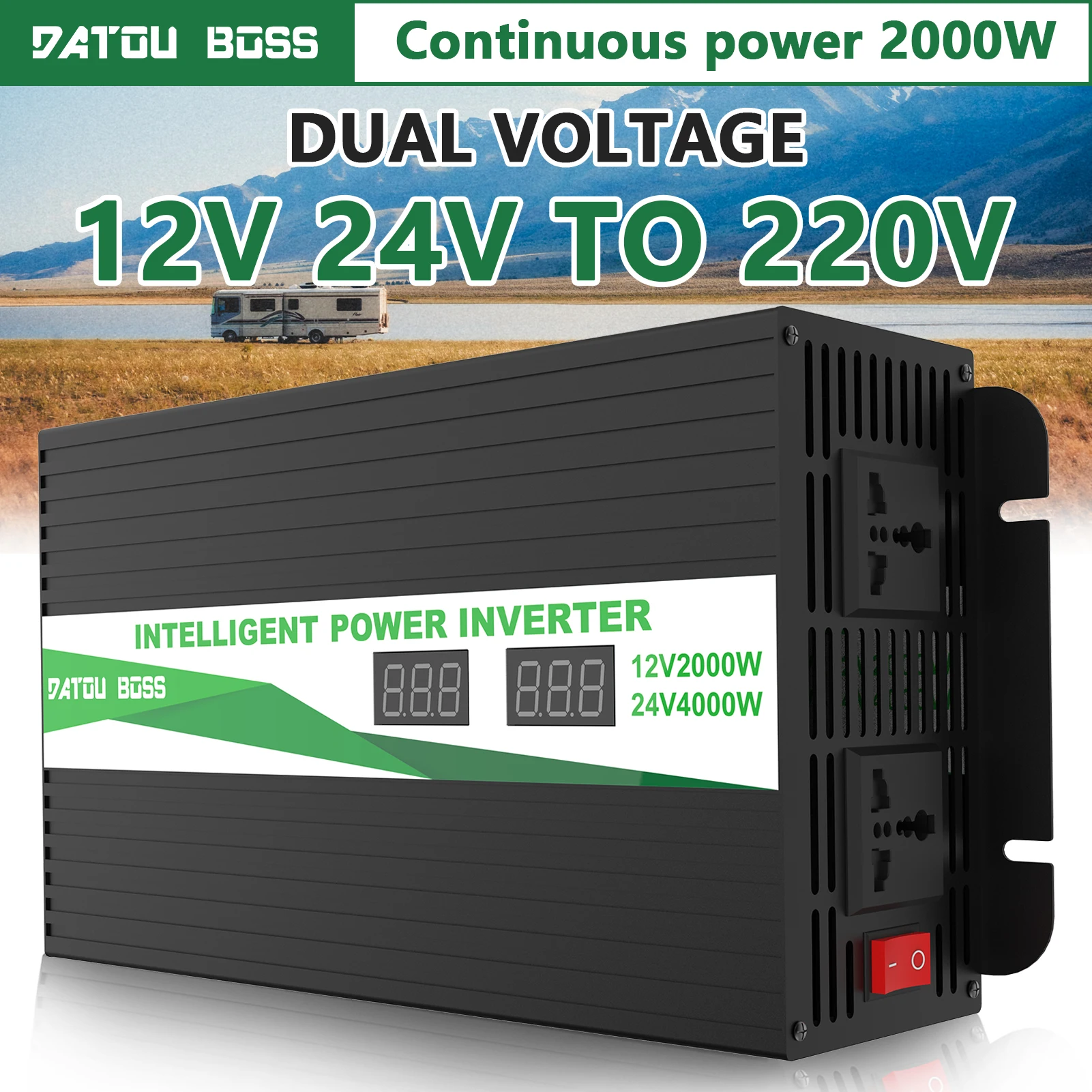 DATOUBOSS-Power-Inverter-Dual-Voltage-12V-24V-Universal-Power-Inverter ...