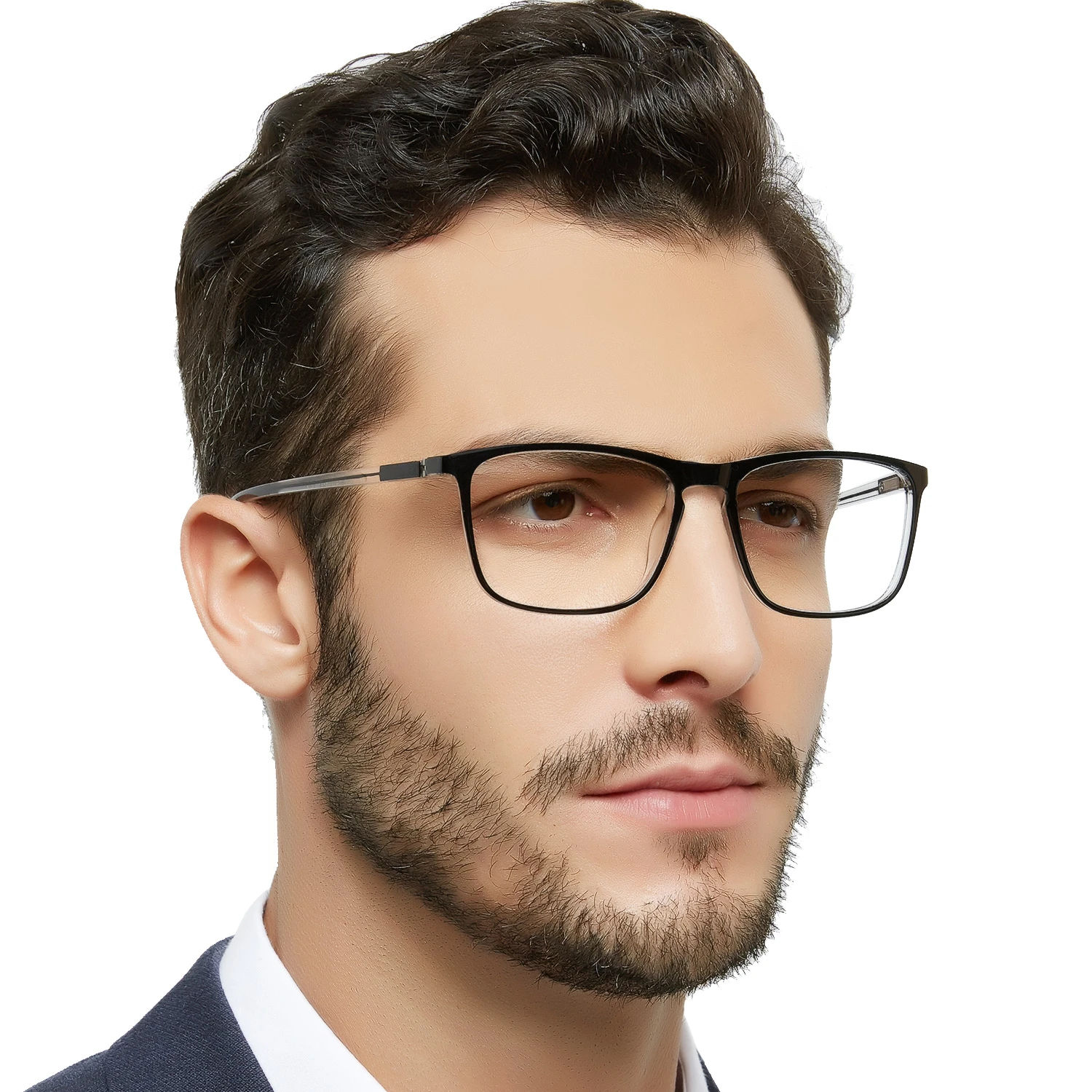 Full Frame Glasses Men | Reader Sunglasses Mens | Magnifier Sunglasses ...