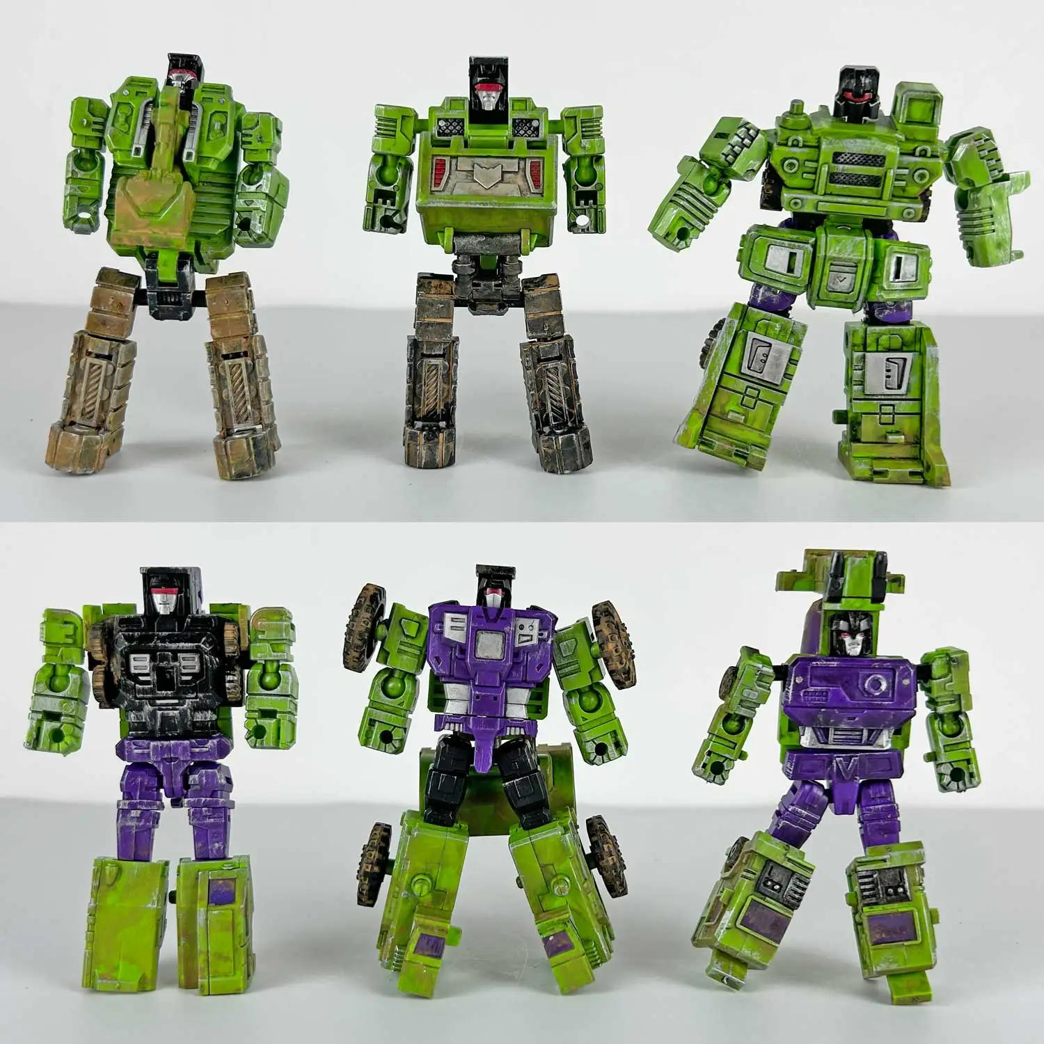 RePaint-Mini-Devastator-Battle-Damage-V2-G1-Transformation-GT-Action ...