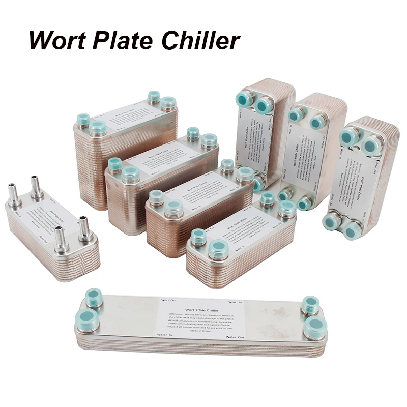 Homebrew-Beer-Wort-Plate-Chiller-10-20-30-Plate-Heat-Exchanger-Brand ...