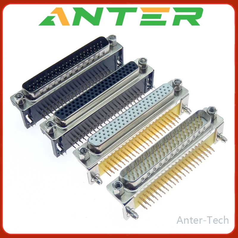 1PCS-DB62-Female-Male-PCB-Mount-D-Sub-62pin-PCB-Connector-RS232 ...