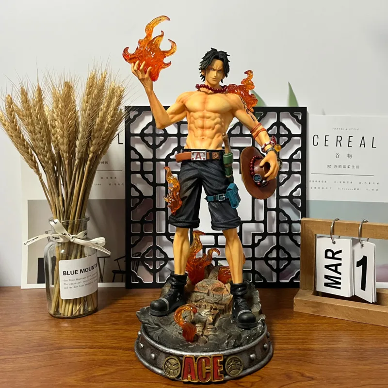 One Piece GK Portgas D Ace Figure LC 32cm PVC | One piece Merchandise ...