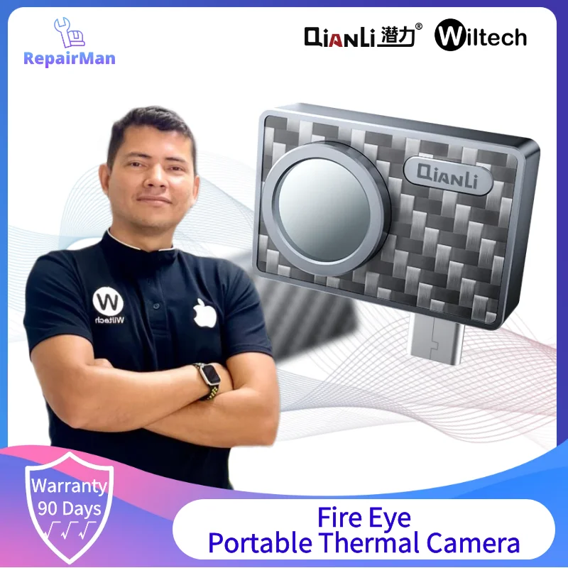 QIANLI×Wiltech cámara térmica de Fire Eye 3D para teléfono móvil, reparación de fallos de placa ...
