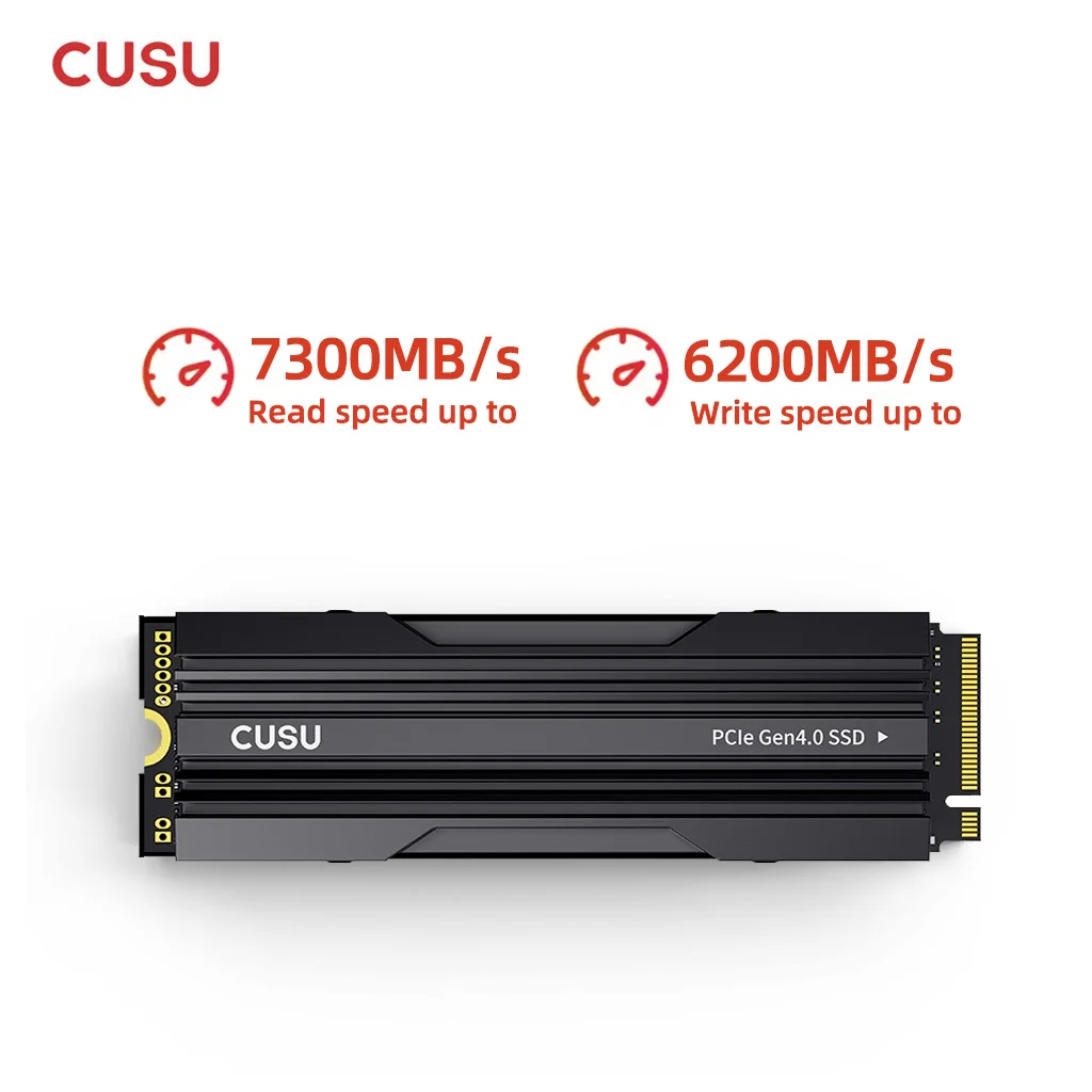 Cusu NVMe SSD 1tb 2tb 4tb SSD M2 Disco rígido M.2 2280 PCIe4.0 Disco de ...