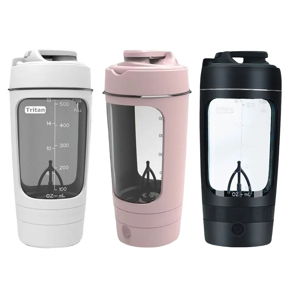 Electric Protein Powder Mixing Cup Rechargeable Automatic Shaker Bottle ...