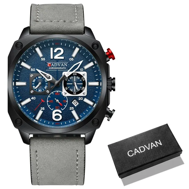 CADVAN Mens Watch Fashion Waterproof Multi Function Chronograph Clock ...