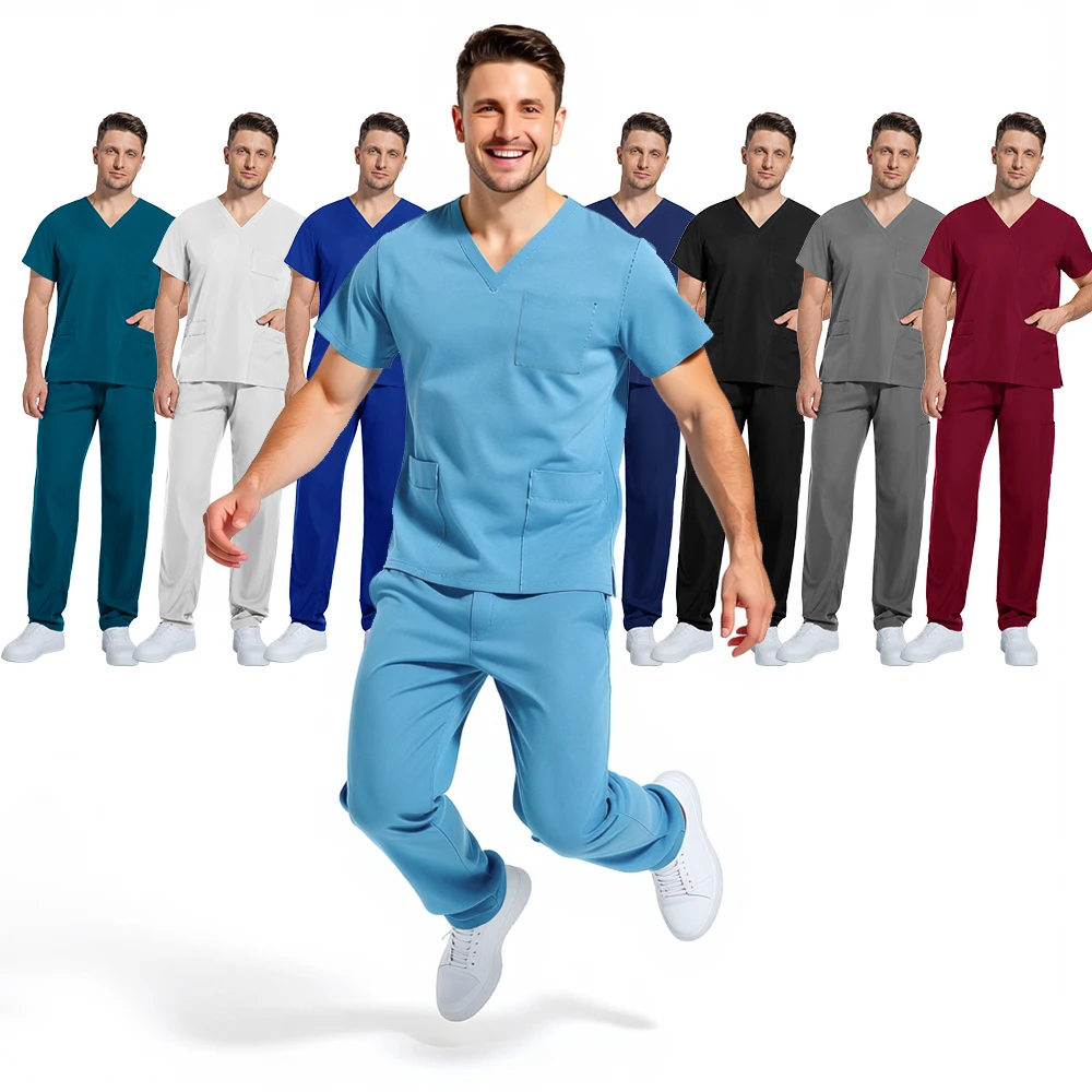 Uniformes médicos Unisex, conjunto de enfermera para mujer, ropa de ...