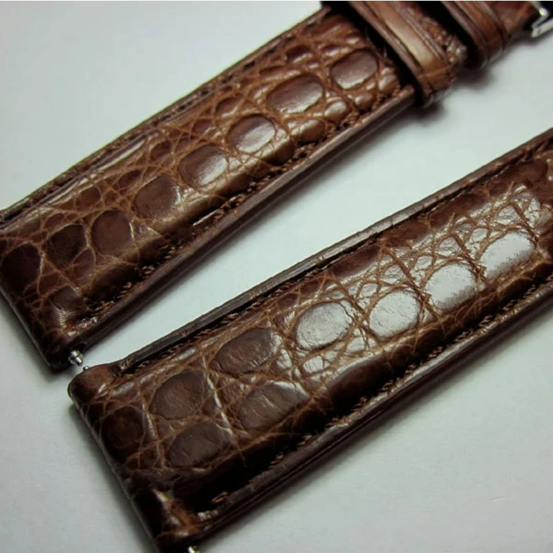 18-19-20-21-22-23mm-Handmade-High-Quality-Strap-Real-Crocodile-skin ...
