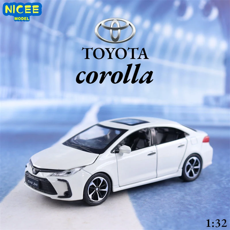 1-32-Toyota-COROLLA-High-Simulation-Diecast-Metal-Alloy-Model-car-Sound ...
