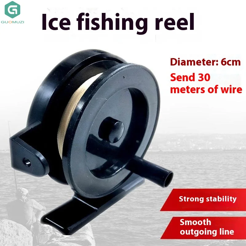 1/2PCS Ice Fishing Wheel Winter Fishing Wheel Small Sea Pole Wheel ...