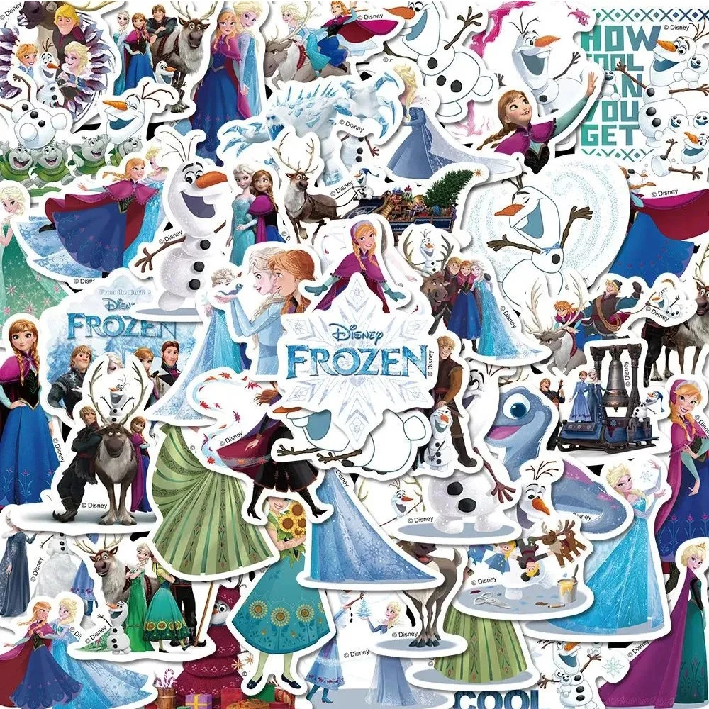 10-30-50pcs-Kawaii-Disney-Frozen-Anime-Stickers-Cute-Anna-Elsa-Cartoon ...