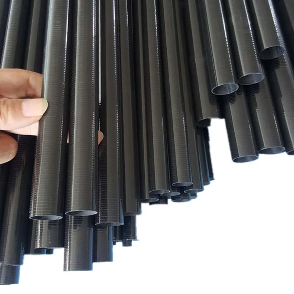 1pcs 7.5-36mm Multi-specification Threaded Conical Carbon Fiber Tube ...