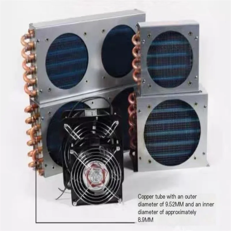 Small-shell-condenser-radiator-refrigerator-freezer-air-cooled-water ...