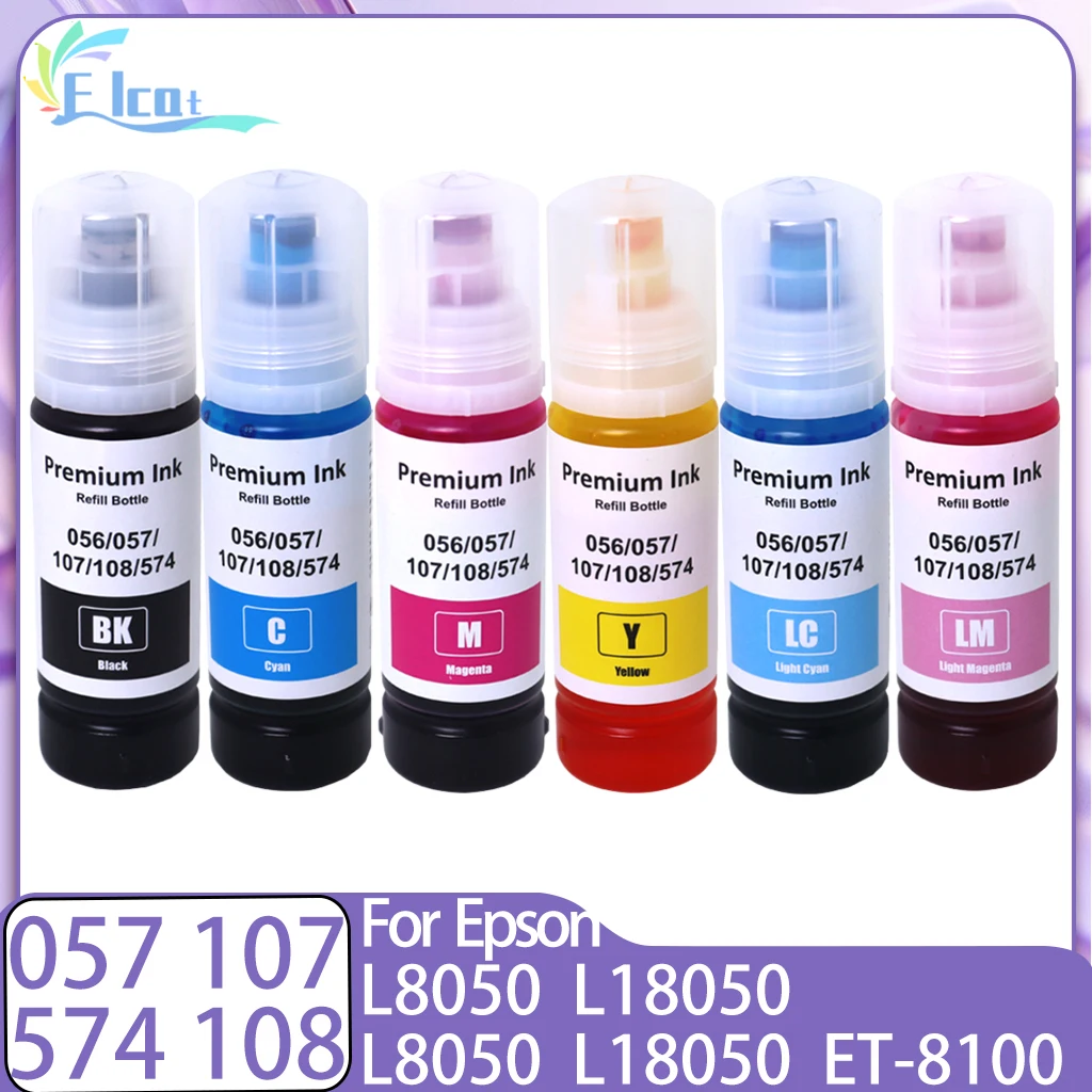 056 057 107 108 574 Refill Dye Ink For Epson 056 057 107 108 574 Refill ...