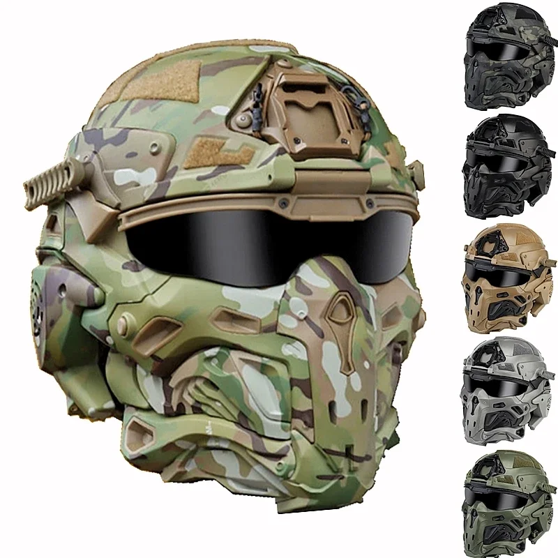 Tactical-Assault-Helmet-with-Fans-and-Headphone-Airsoft-Hunting ...