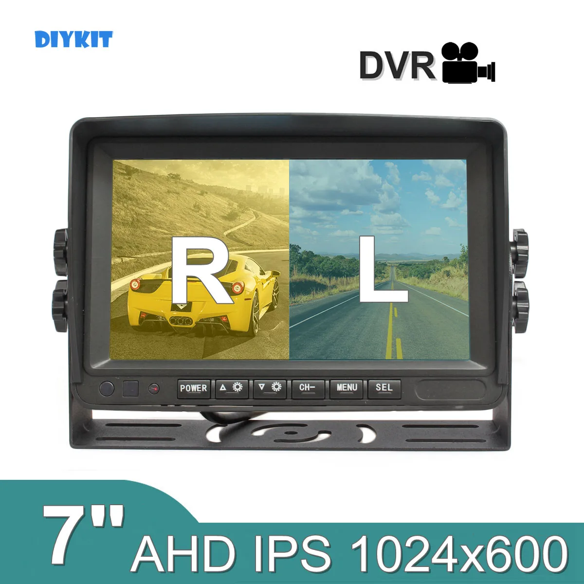 DIYKIT-7inch-AHD-IPS-Rear-View-Car-Monitor-Support-1080P-AHD-Camera ...