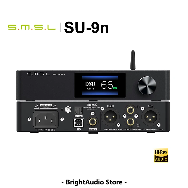 SMSL-SU9-SU9n-Hi-Res-Audio-HIFI-DAC-Decoder-Bluetooth-5-0-DSD-512-PCM ...